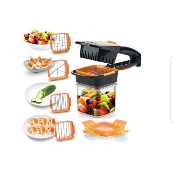 Feliator de fructe si legume 5 in 1, face cublete si marunteste - eMAG.ro