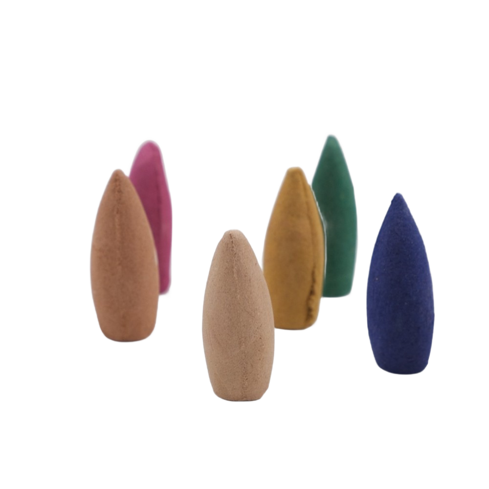 Set 50 conuri parfumate, aromaterapie, 3.5x1.7 cm - eMAG.ro