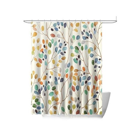 Perdeau de dus，Vaxiuja，180x180 cm, Ingrosat，Rezistent la apa si uscare ...