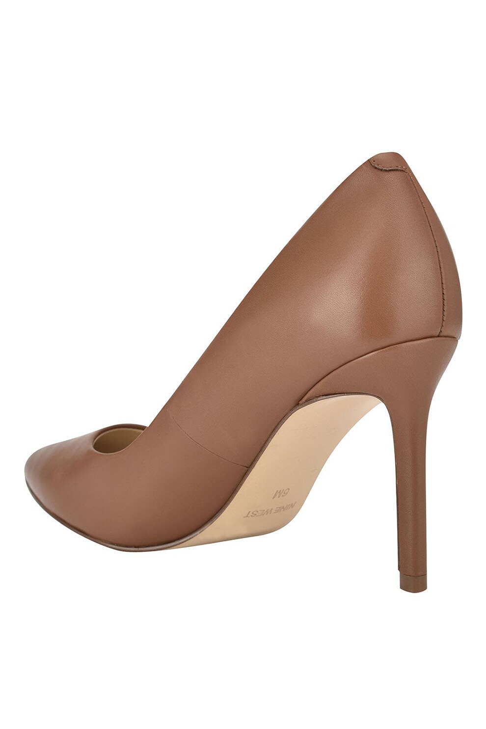NINE WEST, Обувки Ezra с остър връх, Camel, 7 - eMAG.bg