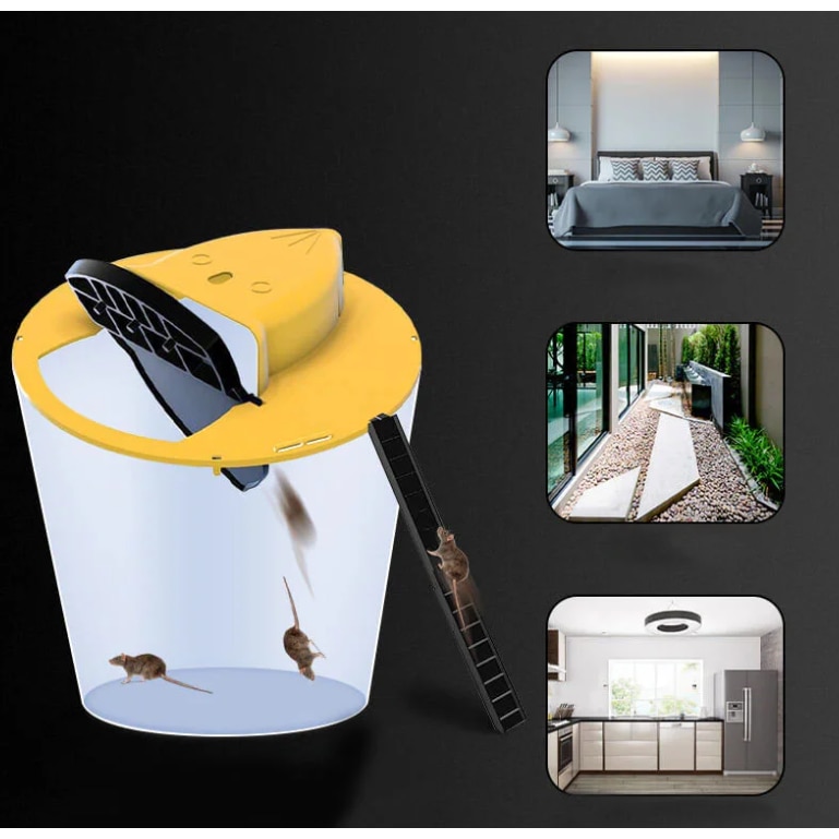 Capcana pentru soareci de tip capac de galeata FlipCatch - eMAG.ro