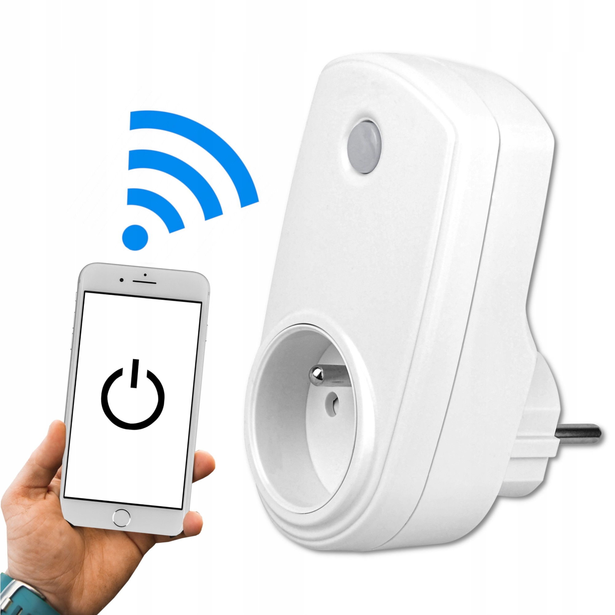 Priza inteligenta, LTC, Wi-Fi, Control vocal, 10 A, 2300 W, 11 x 6 x 6. ...