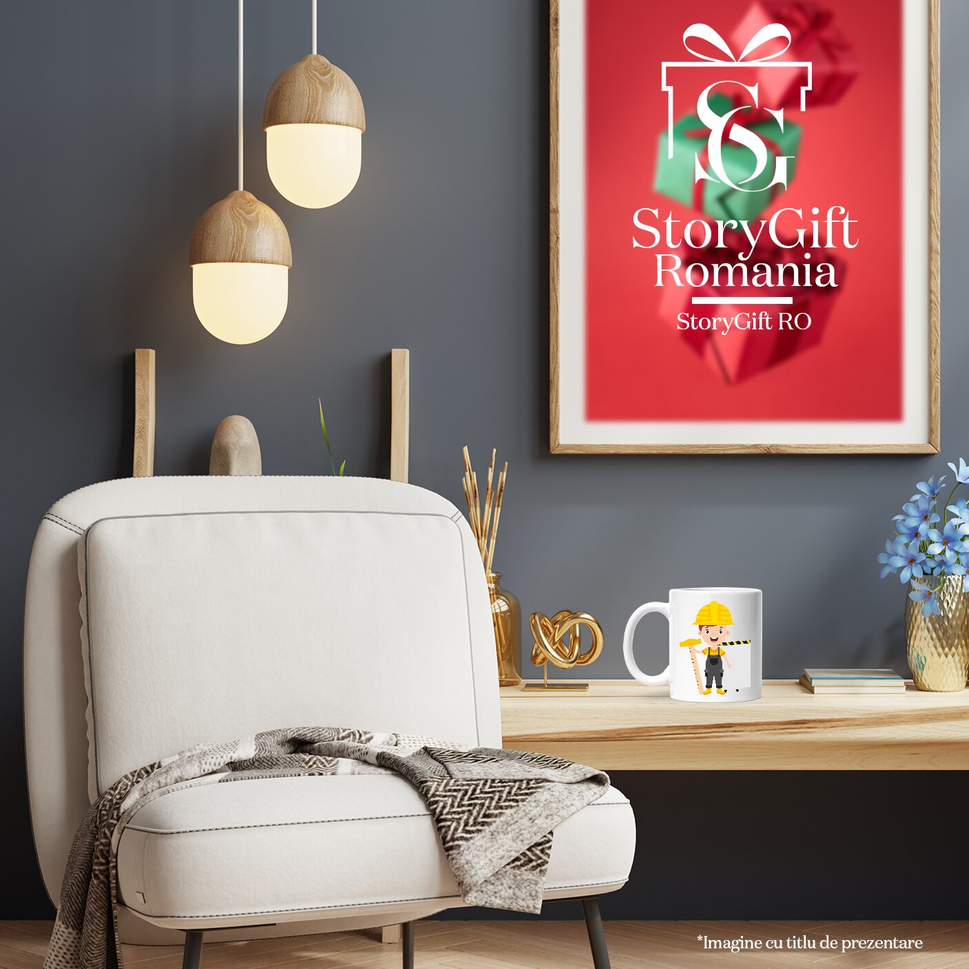 Cana Cu Muncitor, Constructii, Masurat, Casca, Salopeta, Cizme ...