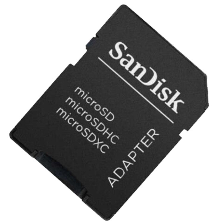 Adaptor card de memorie, SanDisk, Micro SD, Negru - eMAG.ro