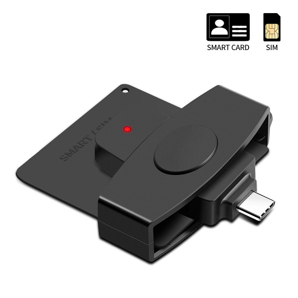Cititor de carduri, USB-C, Negru - eMAG.ro