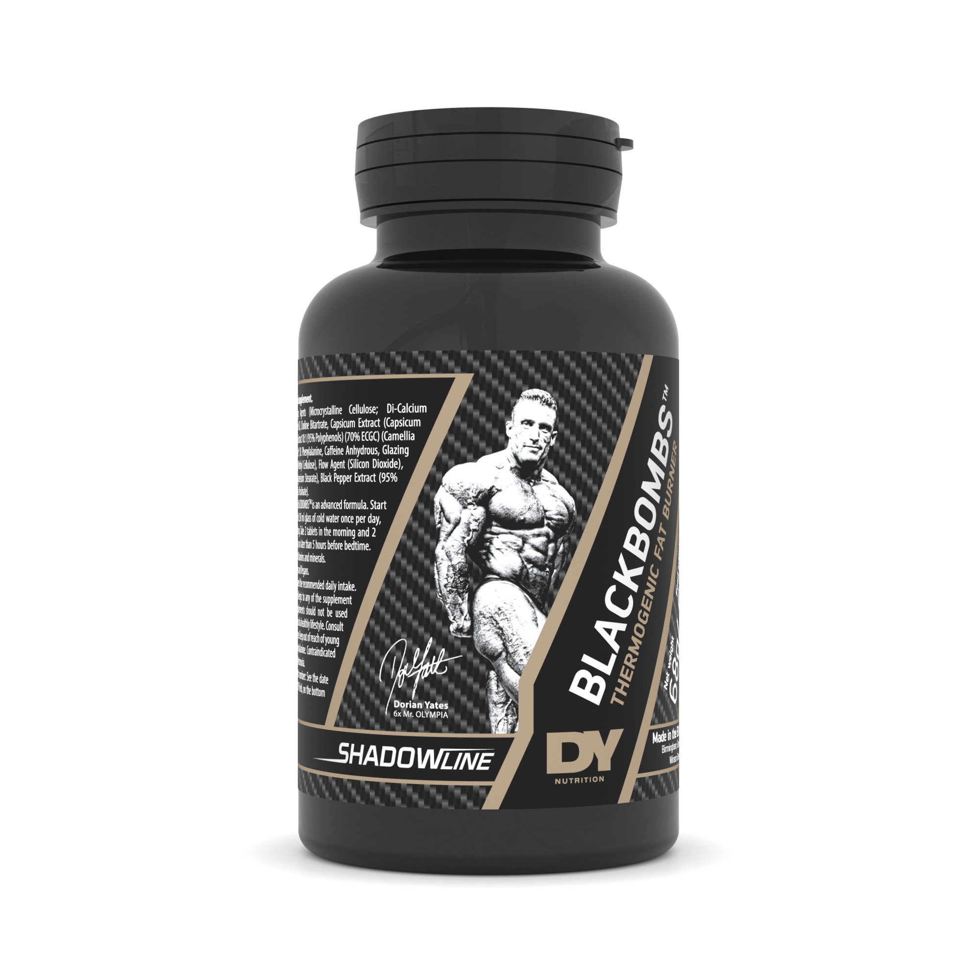 Complex pentru slabit Blackbombs 60 Tablete, Dorian Yates Nutrition ...