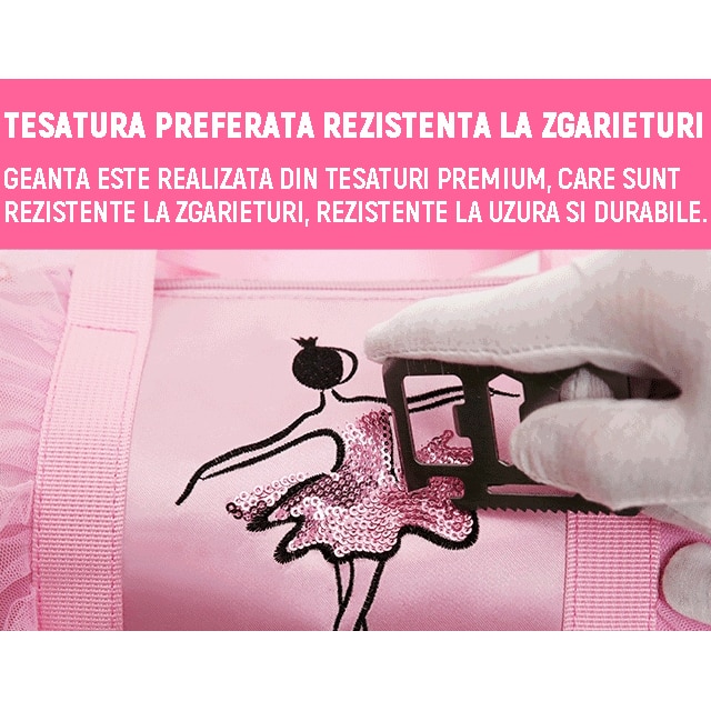Geanta sport, Vaxiuja, de balet, fete, sala de sport, capacitate mare ...