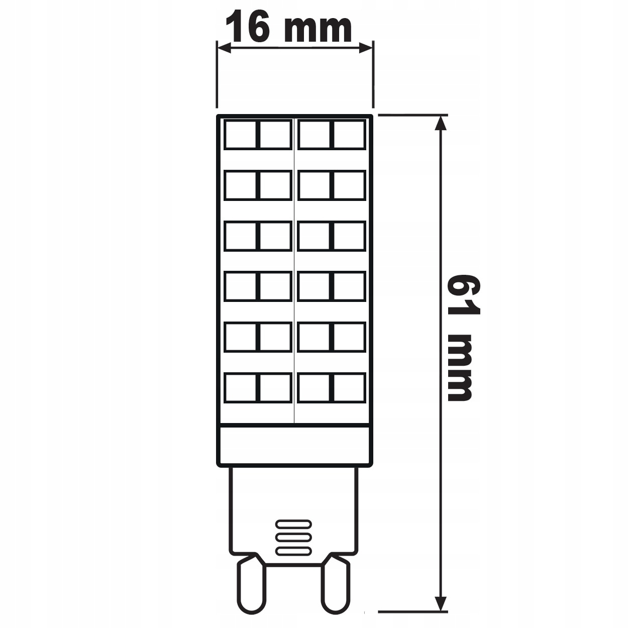 Set 4 becuri LED, LUMILED, capsula G9 7W = 60W 670lm 6000K Rece ...
