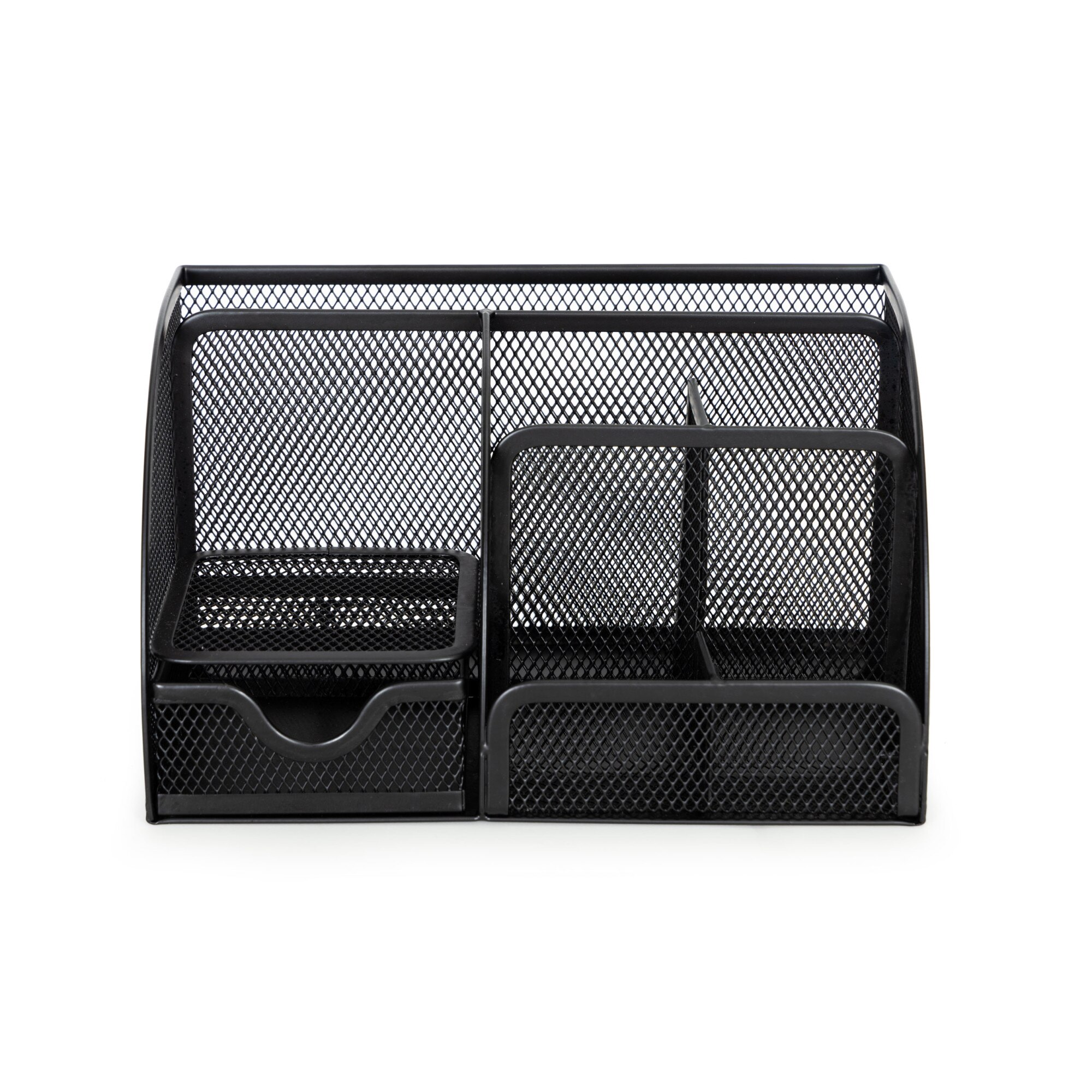 Organizator de birou cu 6 compartimente, Modernhome, Metal, 0.5 kg, 22 ...