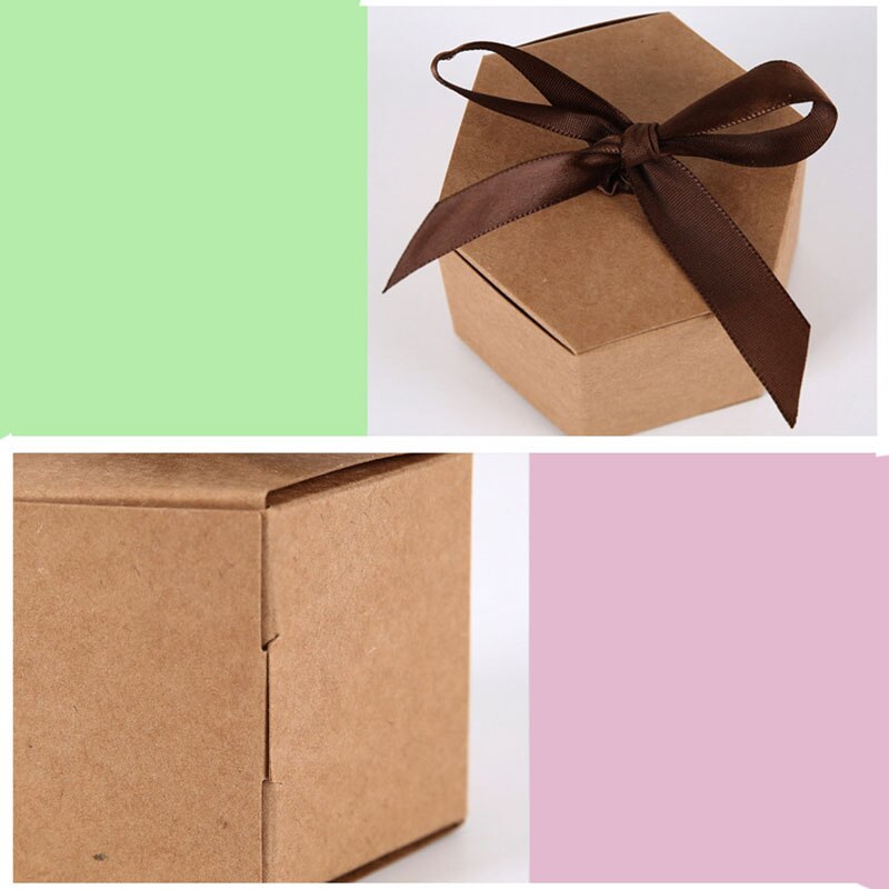 Set 10 cutii bomboane, Sunmostar, Hartie, Maro - eMAG.ro