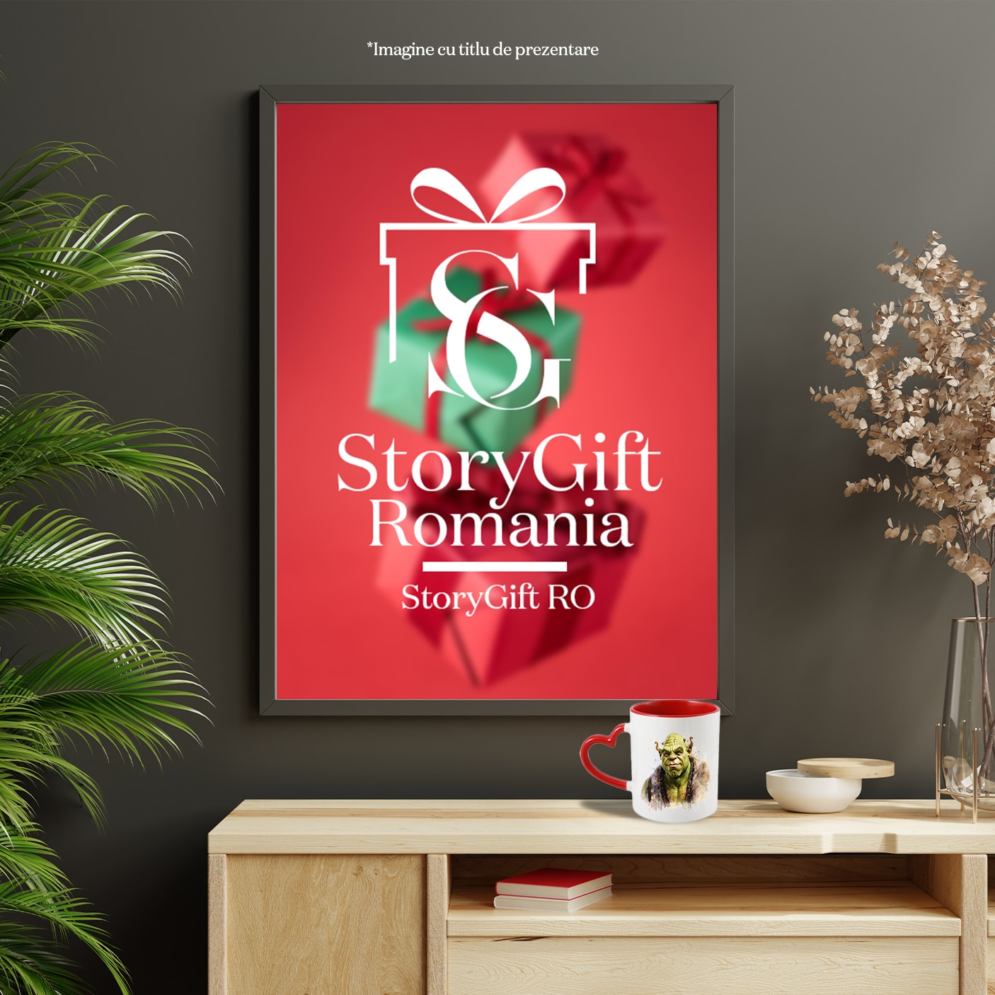 Bögre Shrekkel, Portré, Capcaun, Karakter, Mellény, Pöttyös, Többszínű ...