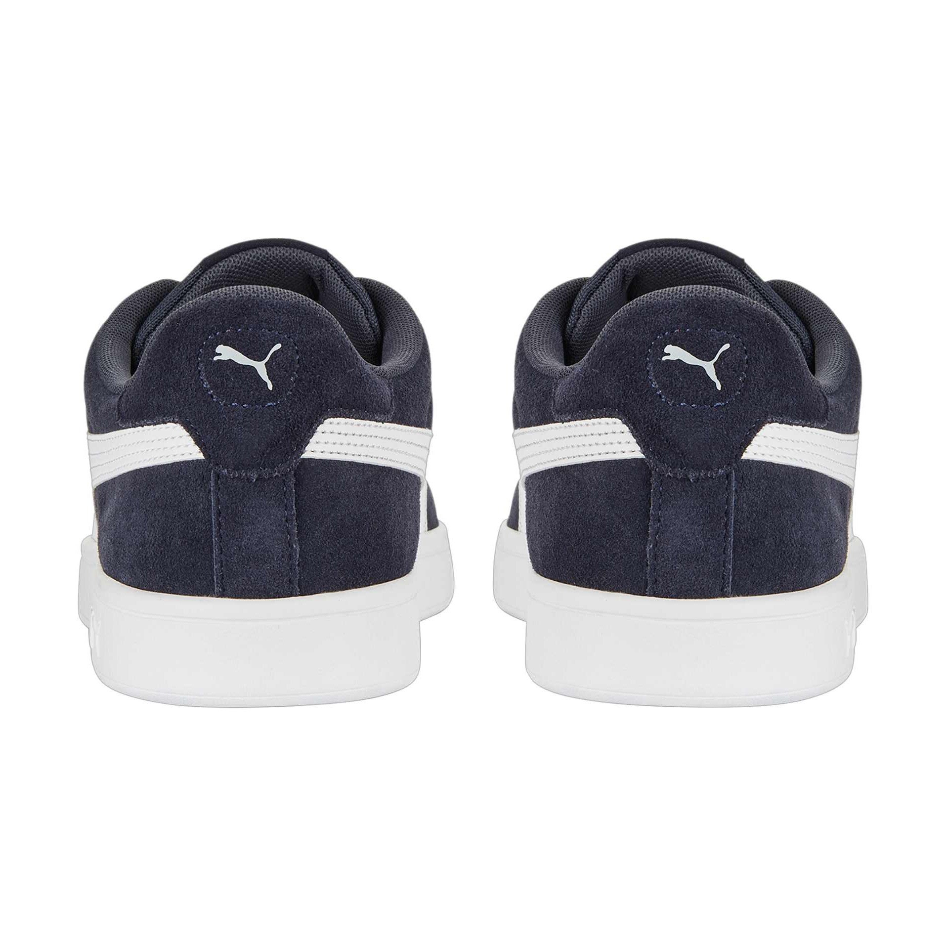 Puma, Pantofi sport de piele intoarsa cu insertii de piele Smash 3.0 ...