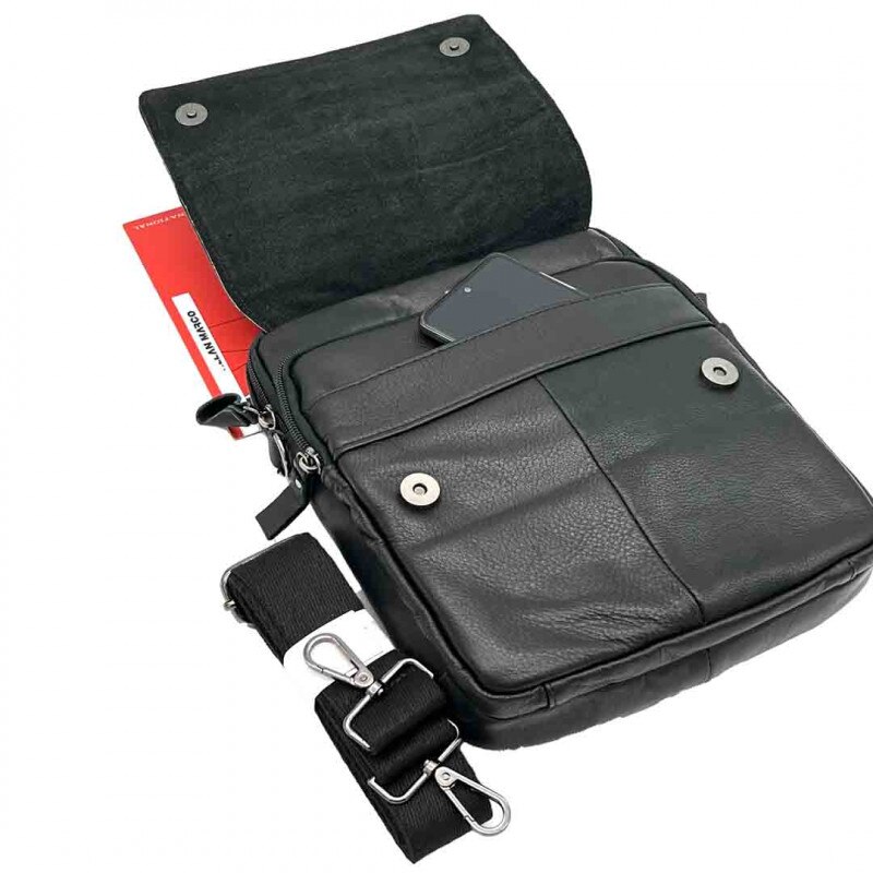 Borseta, Geanta Messenger Barbati Din Piele Naturala: Allan Marco ...