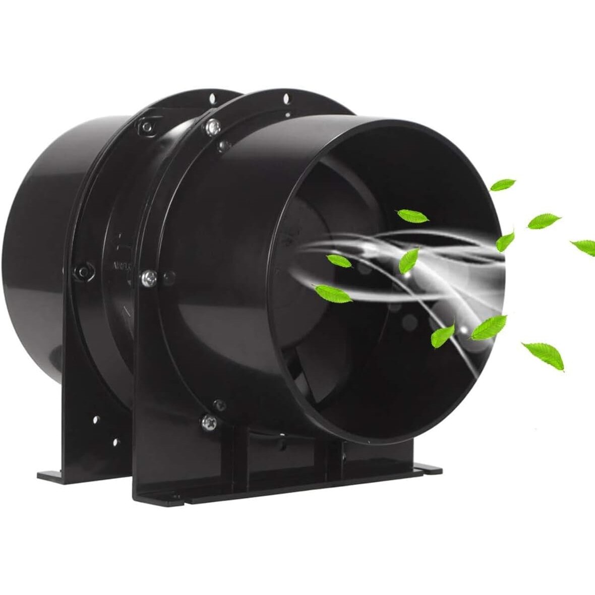 Extractor de aer de ventilatie, Jormftte, Otel inoxidabil, Negru - eMAG.ro