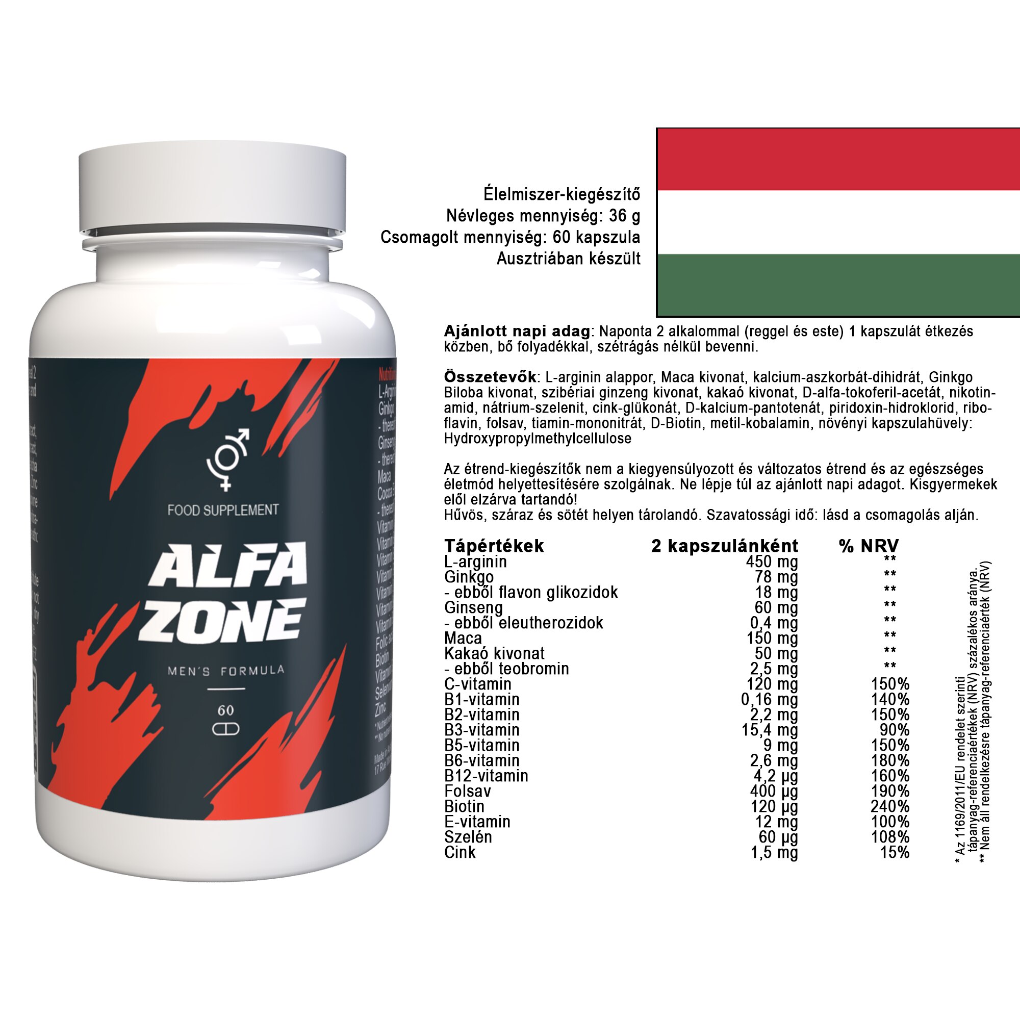 Alfazone, 60 Capsule, Multicolor, Pachet de 5 - eMAG.ro