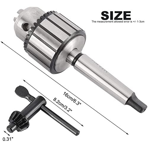 Set mandrina strung cu cheie, Sunmostar, Otel carbon, 11 cm, Argintiu ...