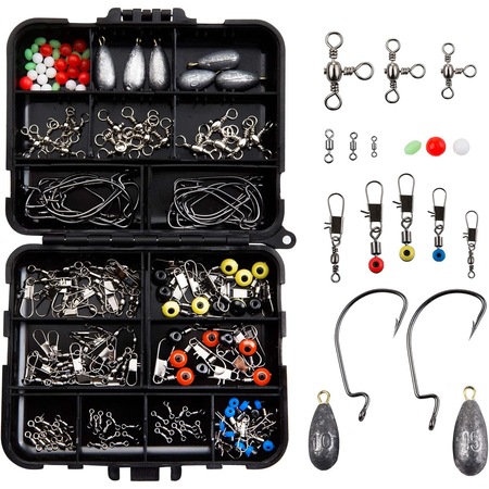 Kit de accesorii pentru pescuit 160 buc, cutie de accesorii de pescuit ...