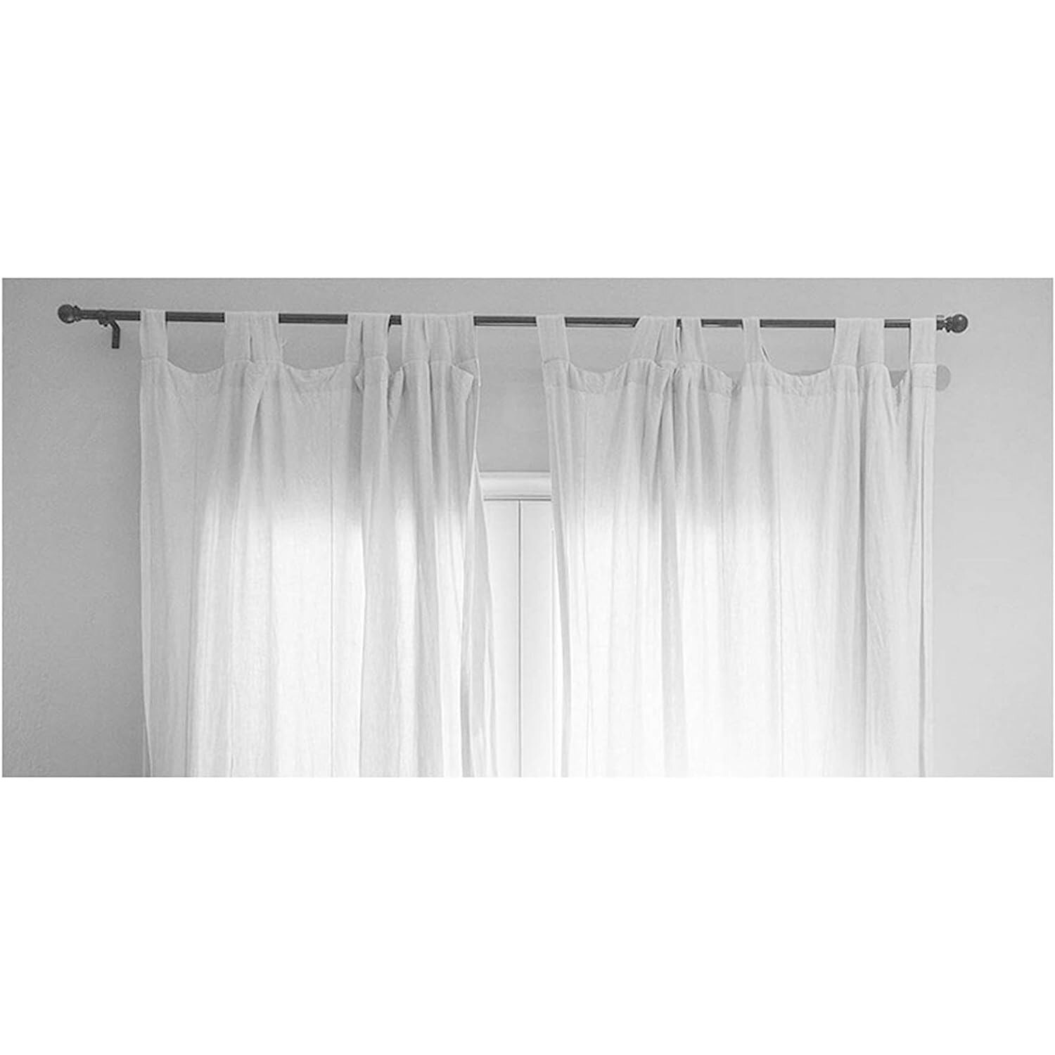 Set suport de perete pentru bara perdea, Mmgoqqt, Metal, Argintiu, 2 ...