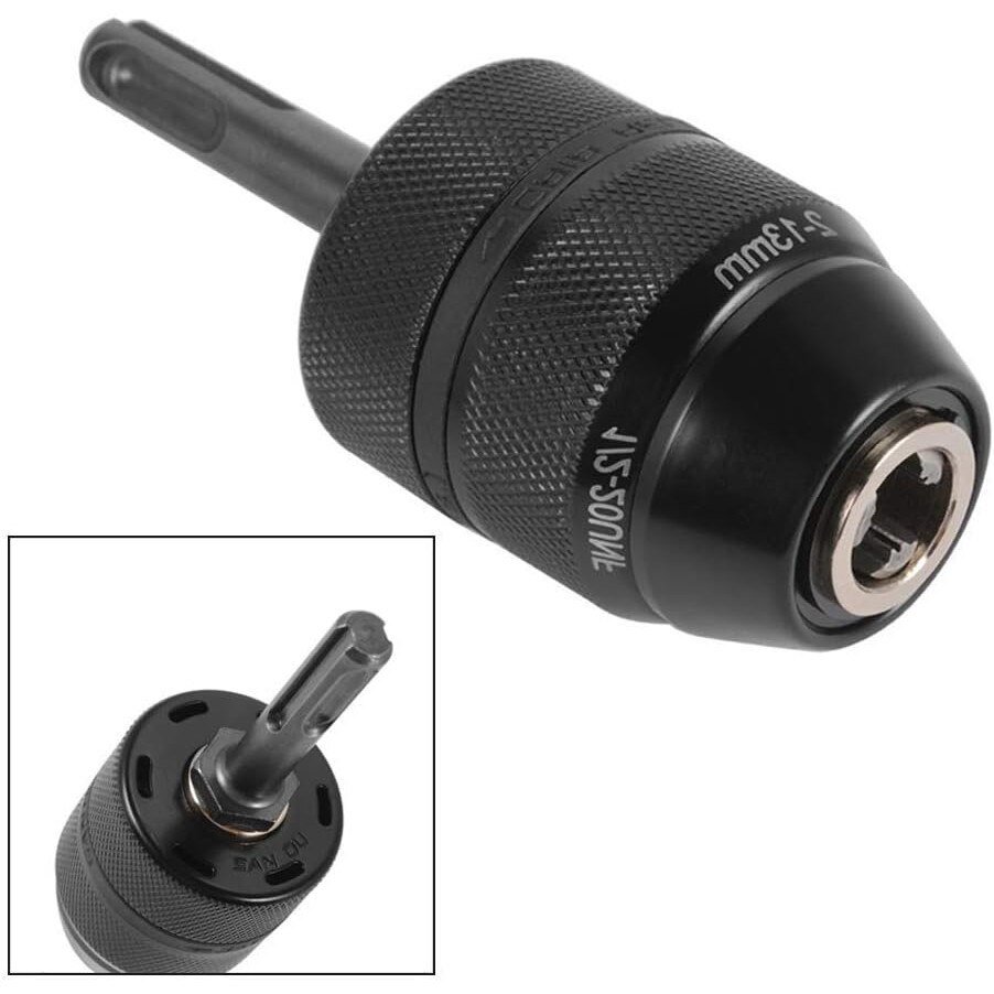 Adaptor mandrina cu eliberare rapida, Mmgoqqt, Metal, Negru - eMAG.ro