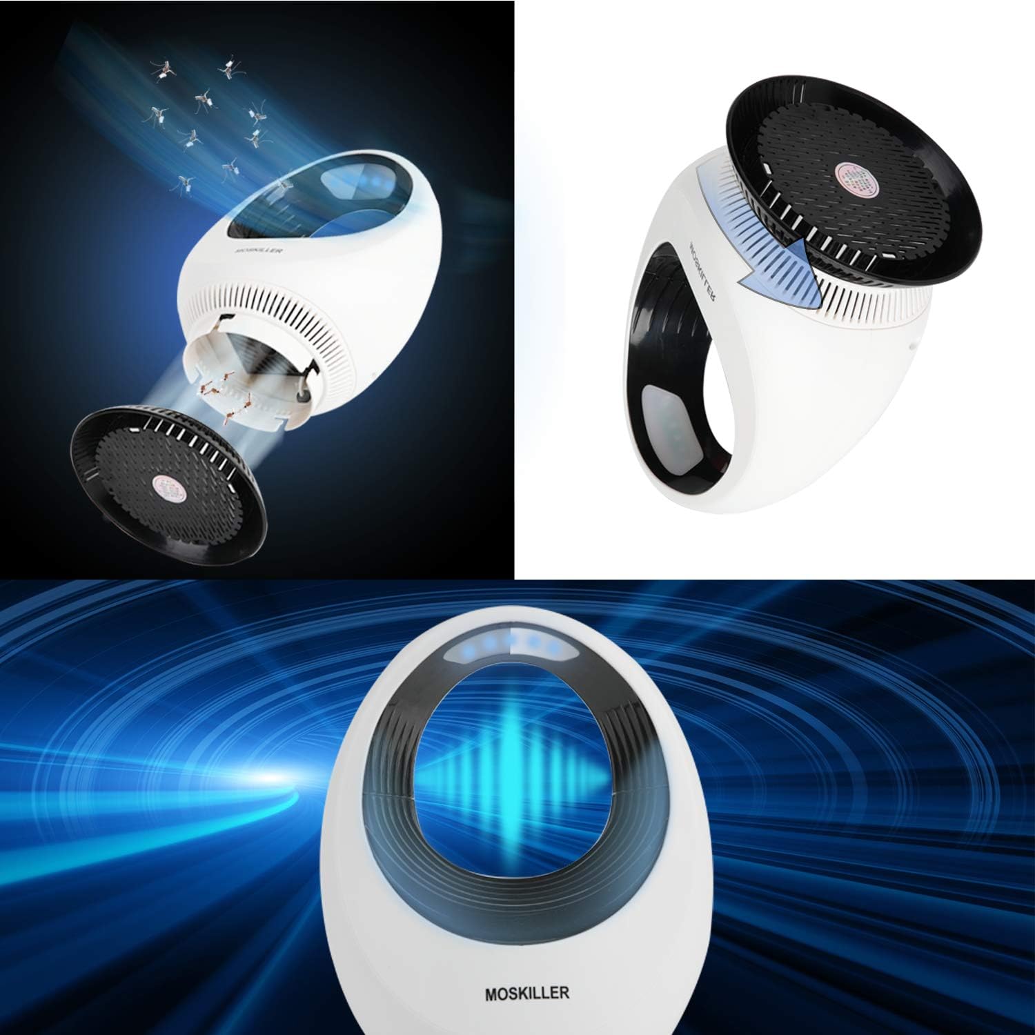 Lampa pentru tantari USB, Moskiller, Led, Alb - eMAG.ro