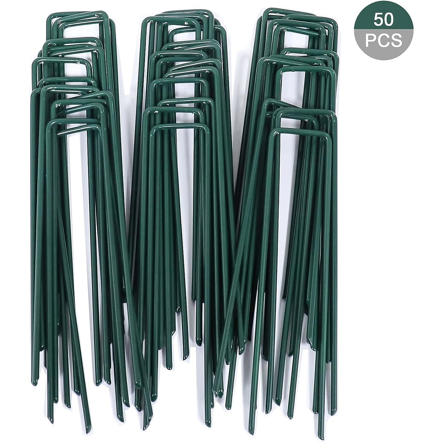 Set 50 Tarusi pentru gradina, Jormftte, Metal, 150mm, Verde - eMAG.ro