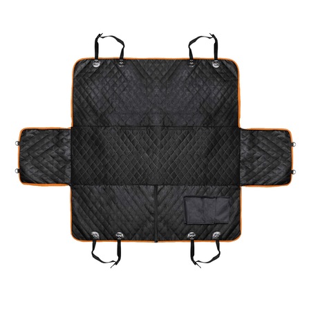 Husa protectie auto pentru caini Mmgoqqt, 137x147 cm, Negru - eMAG.ro