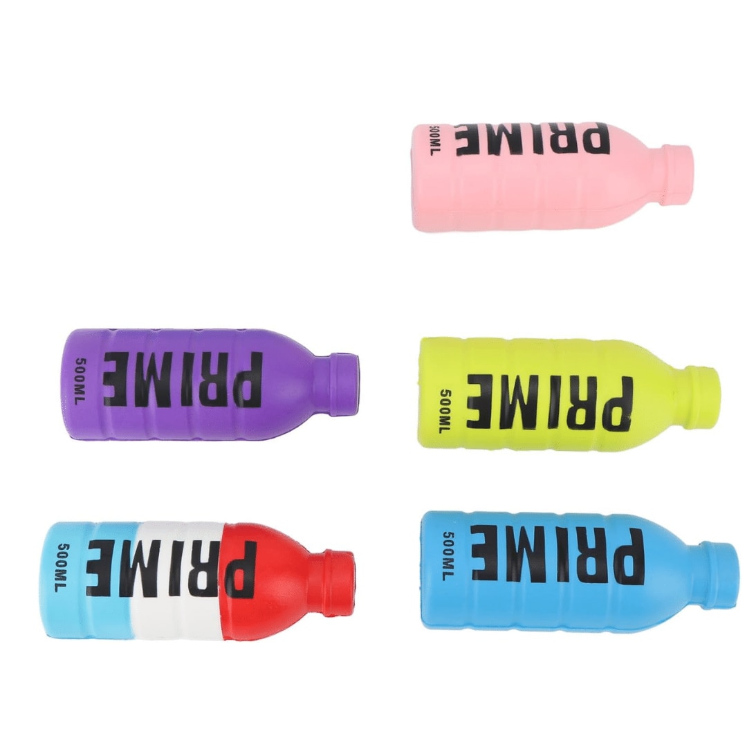 Set 5 Jucarii Squishy Prime Bottle cu revenire lenta, 15 cm - eMAG.ro