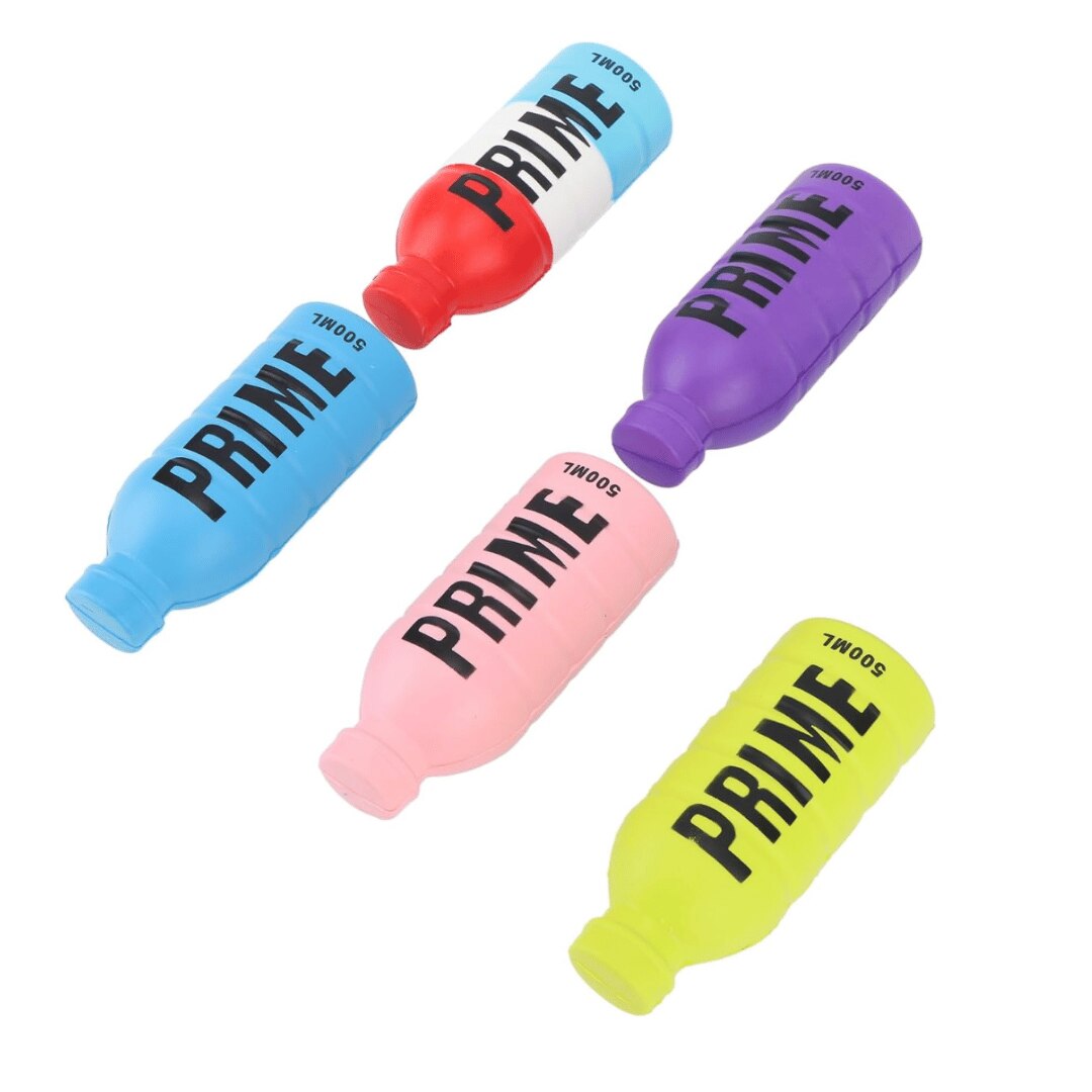 Set 5 Jucarii Squishy Prime Bottle cu revenire lenta, 15 cm - eMAG.ro