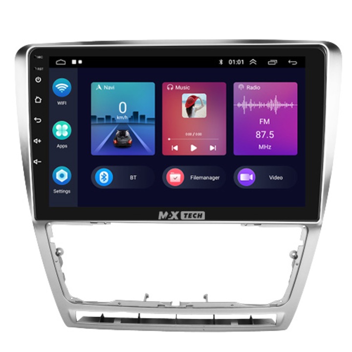 Navigatie Skoda Octavia 2007-2013 dedicata, MaxTech®, Android 13, ecran ...