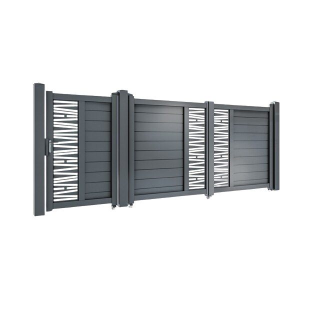 Set Porti Aluminiu Poseidon, Poarta Auto (3000x1800mm) + Poarta ...