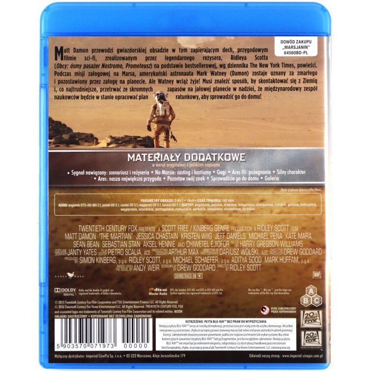 Martianul [Blu-Ray] - eMAG.ro