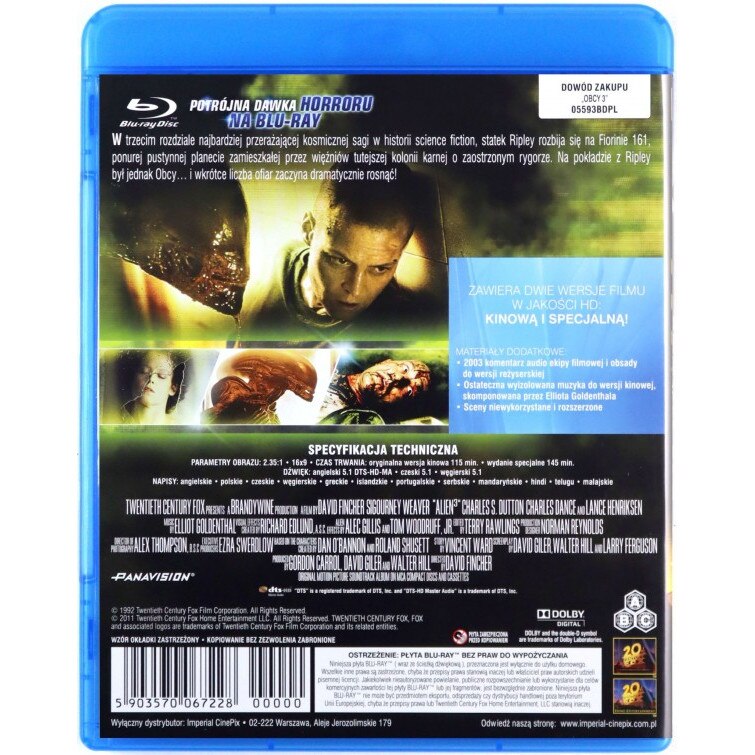 Alien 3 [Blu-Ray] - eMAG.ro