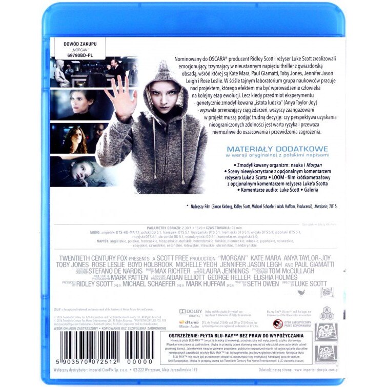 Morgan [Blu-Ray] - eMAG.ro