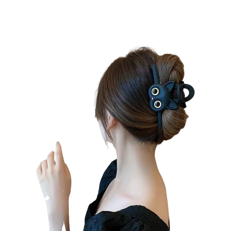 Clama de par pisica, Sunmostar, Plastic, Negru - eMAG.ro