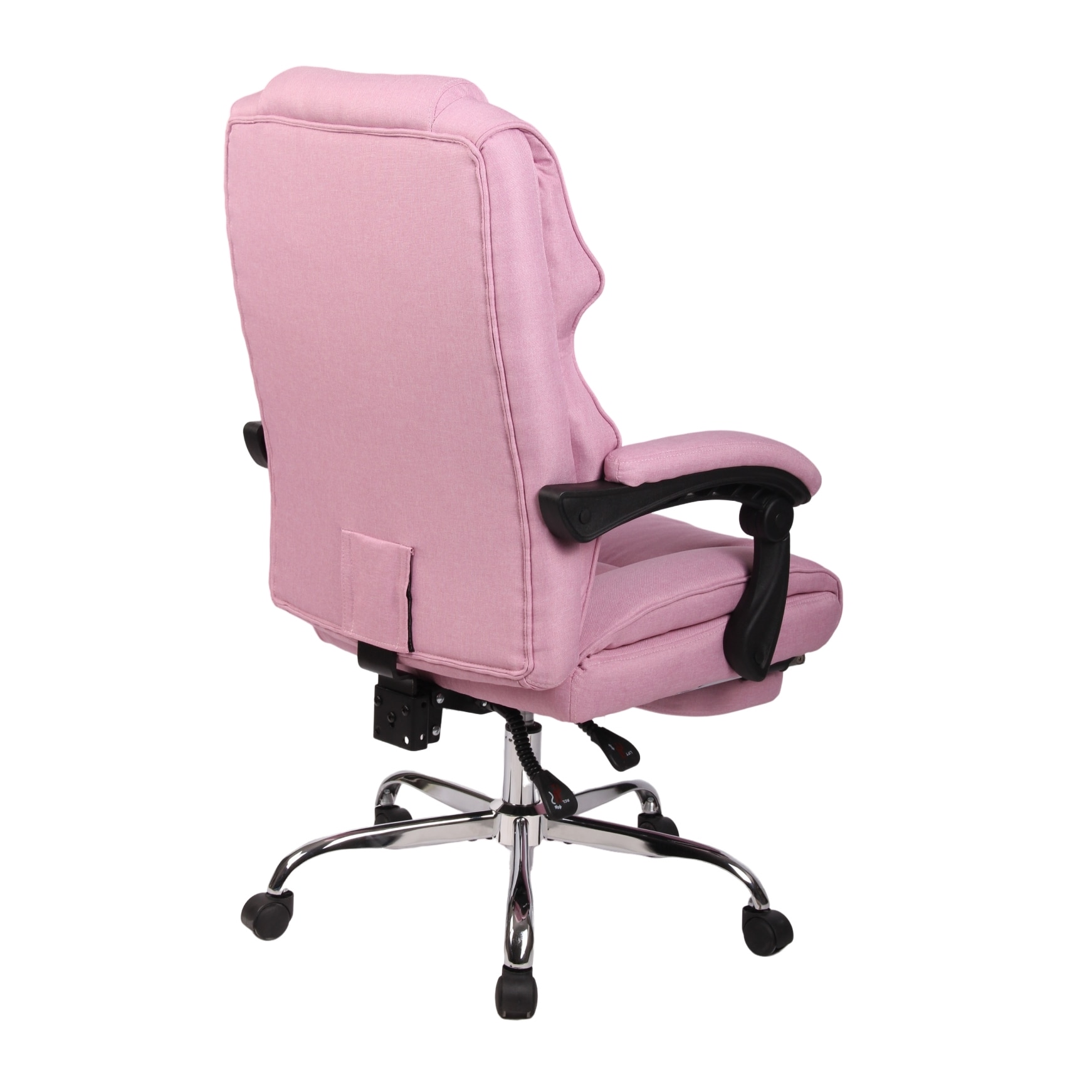 Scaun birou Arka Chairs B187 material textil, roz, confortabil, cu ...