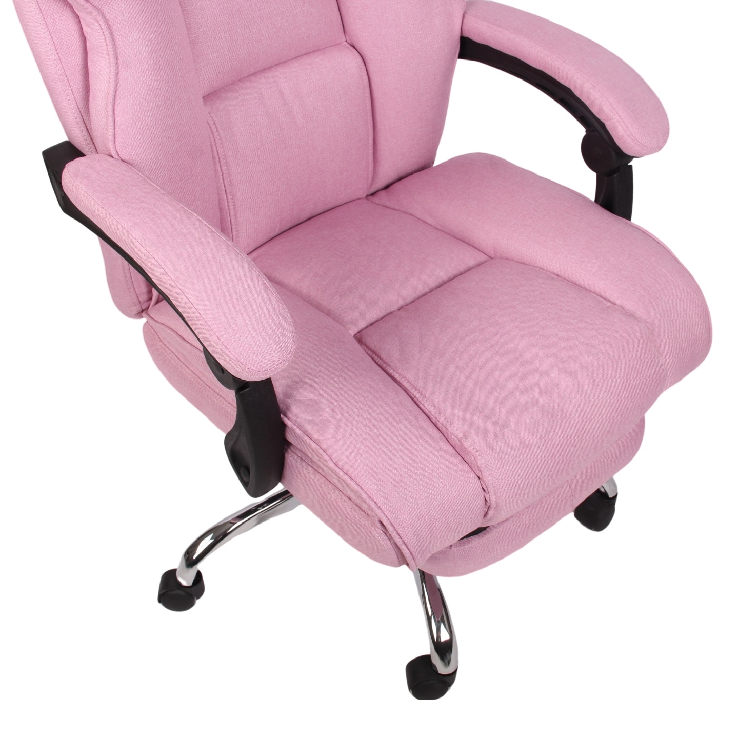 Scaun birou Arka Chairs B187 material textil, roz, confortabil, cu ...