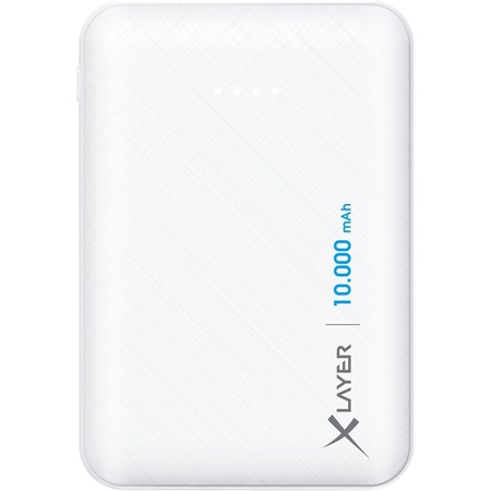 Power bank mini 10000mAh XLayer 37Wh, white - eMAG.ro
