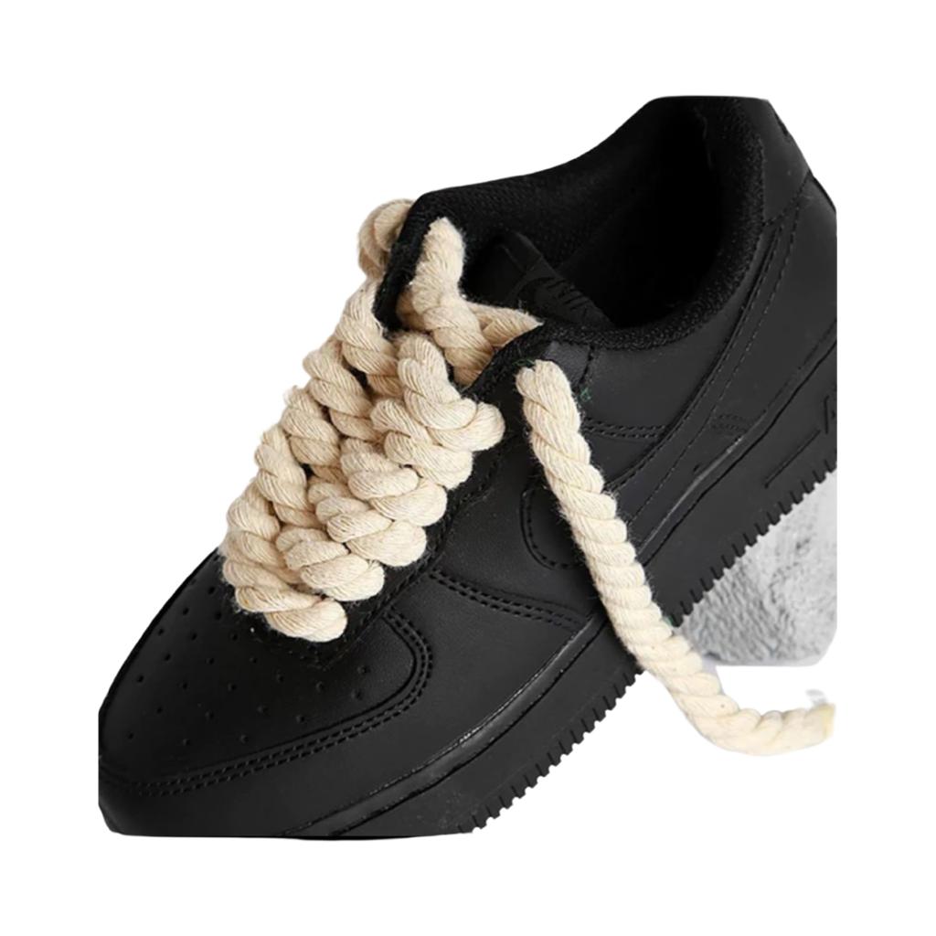 Sireturi funie rasucita-rope laces crem 160 cm - eMAG.ro