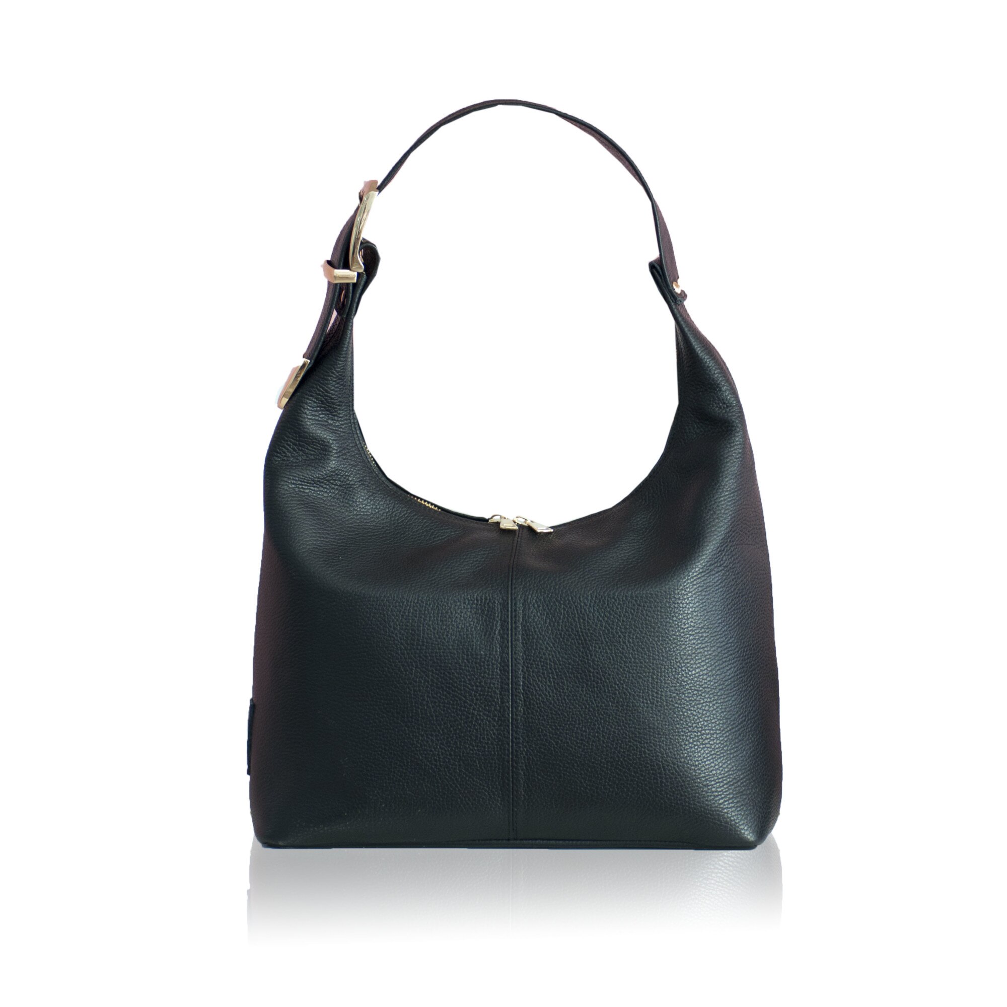 Poseta Serena, neagra, din piele naturala - eMAG.ro