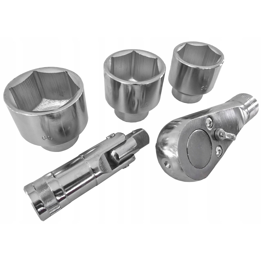 Trusa chei tubulare 21-65mm hexagonale 6 colturi de forta 3 4 si 1 tol ...