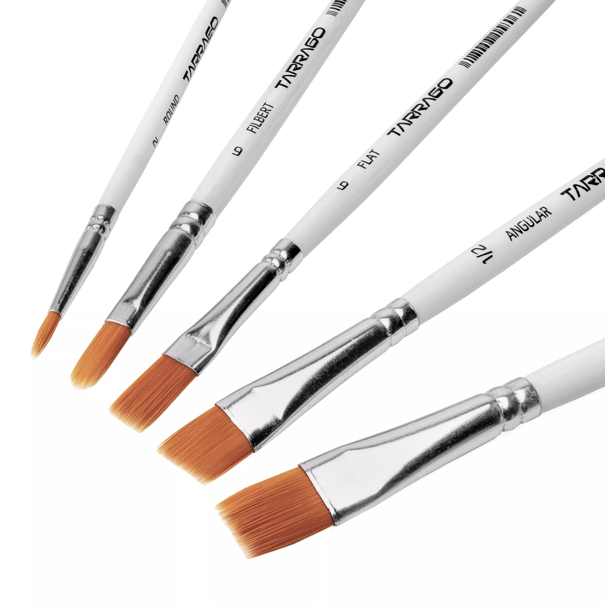 Set 5 pensule vopsit, pentru vopsea acrilica Tarrago - eMAG.ro