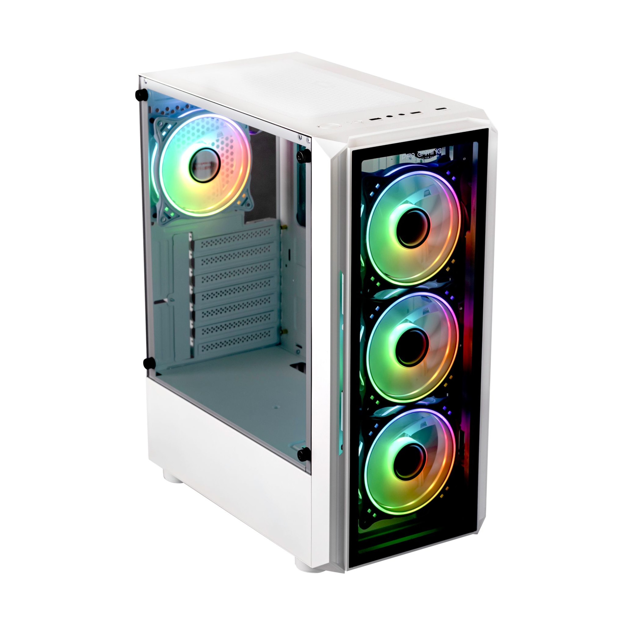 Carcasa Pro Gaming Bastion, Middle Tower, Tempered Glass, controller ...