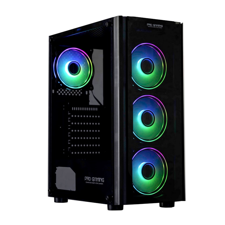 Carcasa PRO GAMING BLAZE Mid Tower, ATX, 4x FAN ARGB, Controller ARGB ...