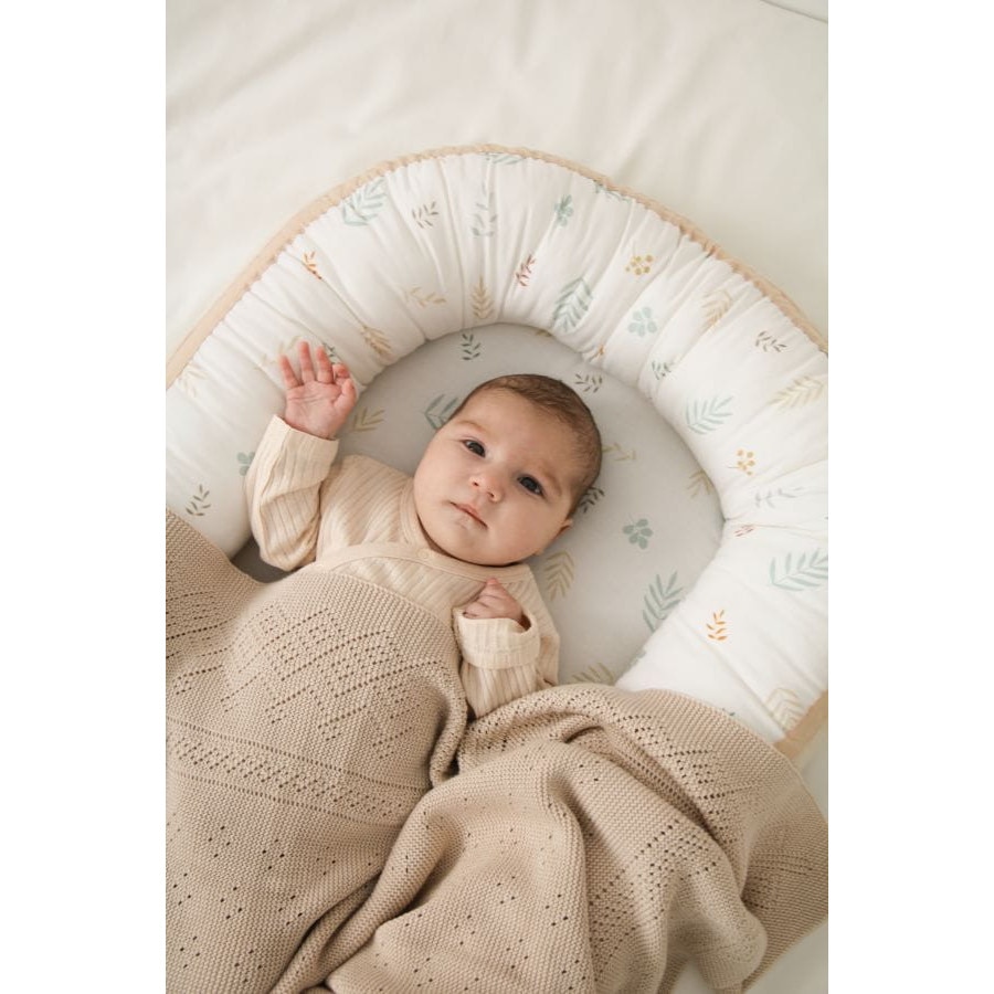 Patura tricotata din bambus pentru copii, 80 x 100 cm, Tiny Star ...