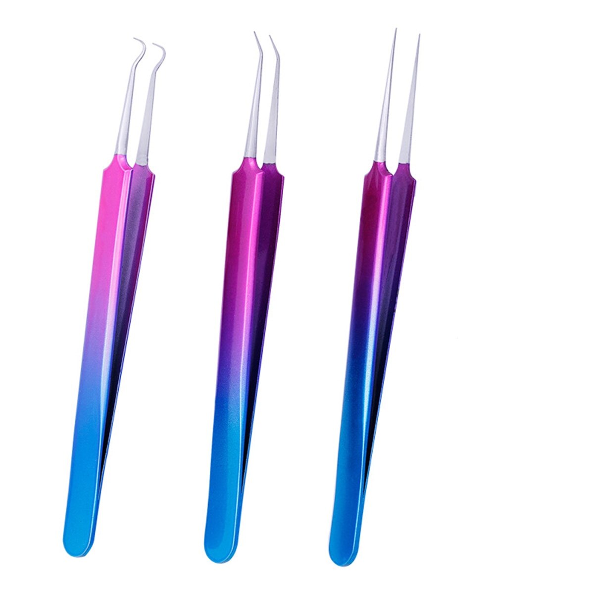 Set 3 pensete, Inoc, Multicolor - eMAG.ro