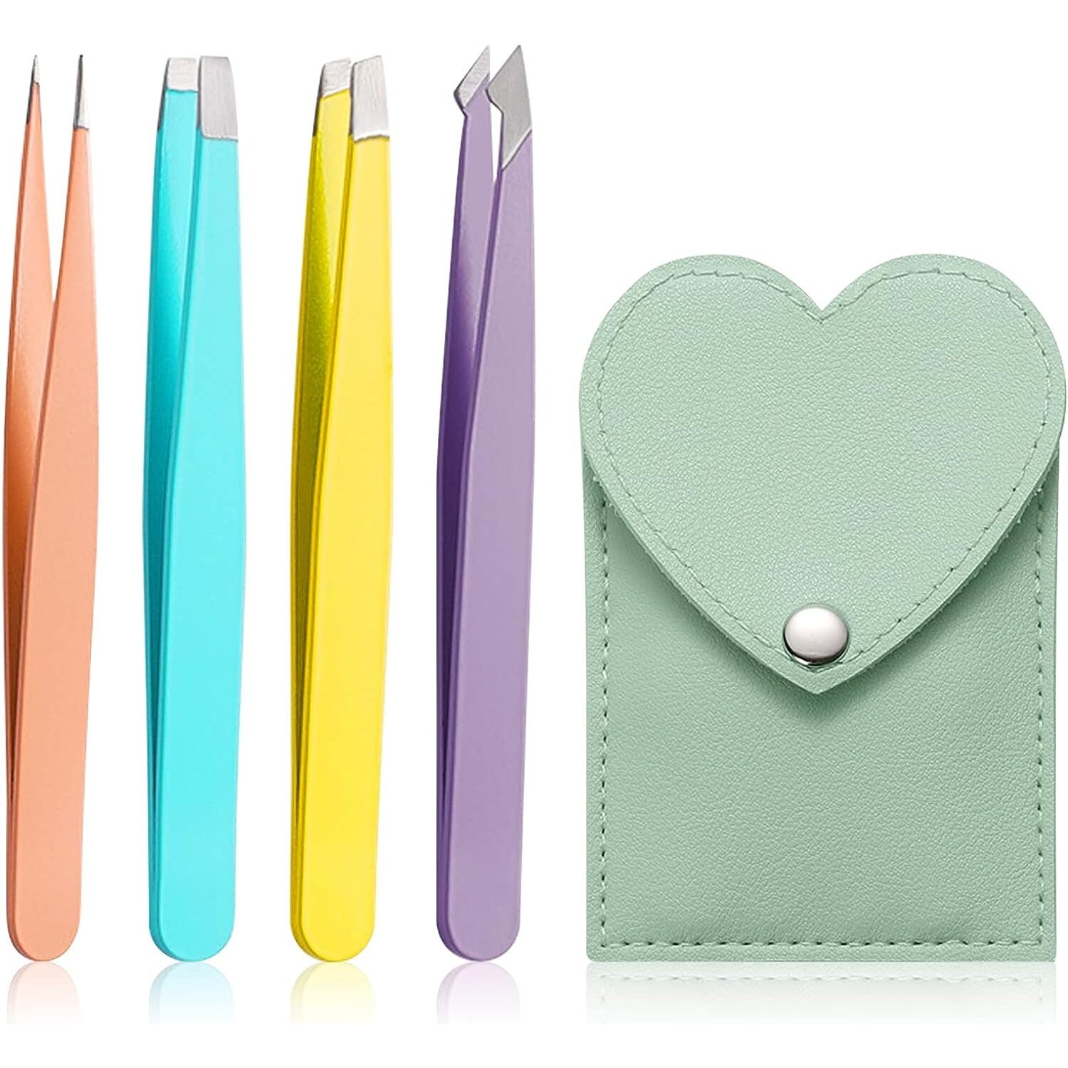 Set de 4 pensete, Inox, Multicolor - eMAG.ro