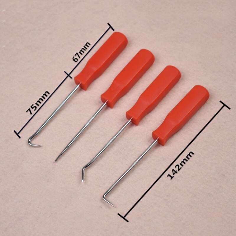 Set mini surubelnite, Metal/Plastic, 14.2cm, Rosu - eMAG.ro