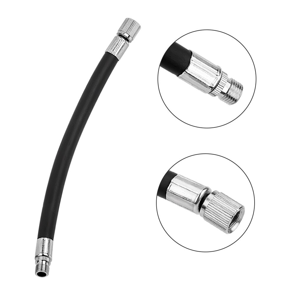 Set 2 x Adaptor furtun pentru pompa de umflare a anvelopei, Negru - eMAG.ro