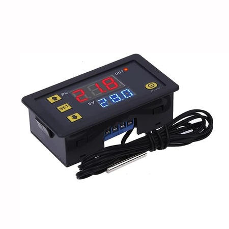Modul de control al temperaturii cu LED, ABS, Negru - eMAG.ro