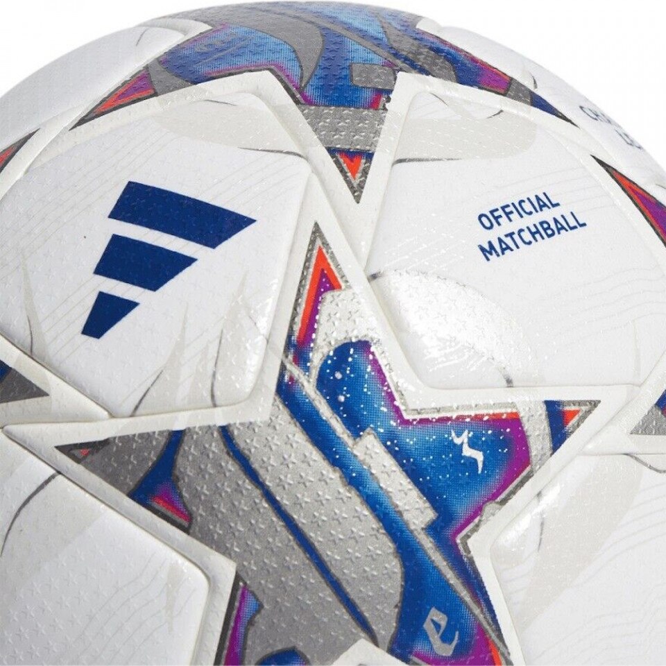 Minge fotbal Adidas Finale 24 UCL Pro - oficiala de joc, alb/albastru ...